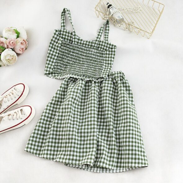 Summer 2-piece Spaghetti top set - Kawaii Family
