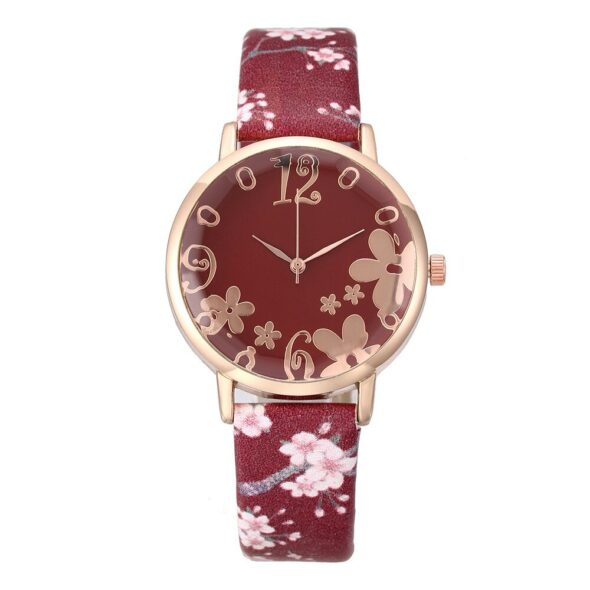 Embossed flower Quartz Watch - Kawaii Family