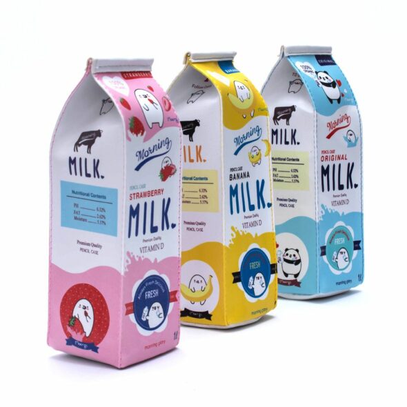 Milk pencil case - Kawaii Family