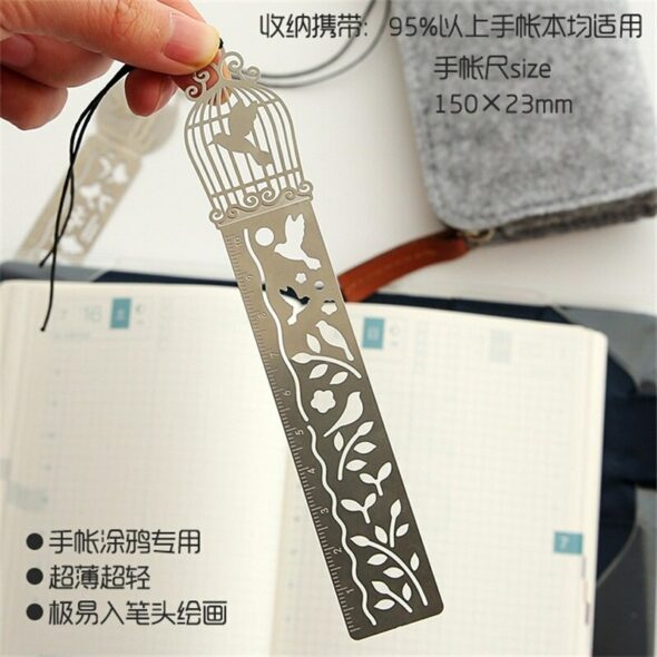 Patterned tracing bookmark - Kawaii Family