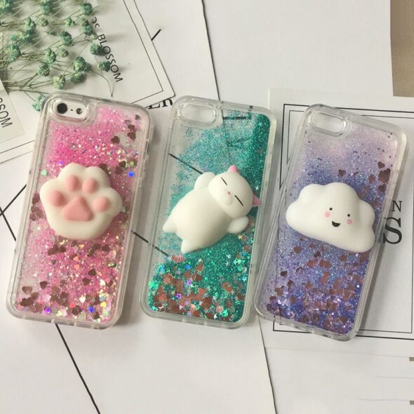 3D Squishy Cat Iphone Case - Kawaii Family