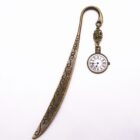 Vintage Clock Pendant Bookmark - Kawaii Family