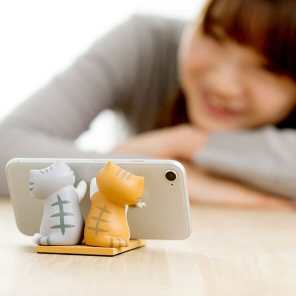 Cute Cat Mobile Phones Stand - Kawaii Family